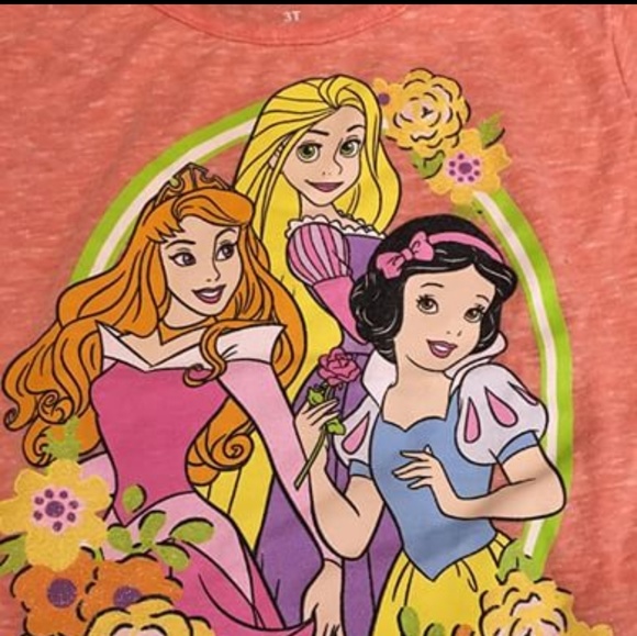 Disney | Shirts & Tops | Disney Princess Shirt Girls 3t | Poshmark